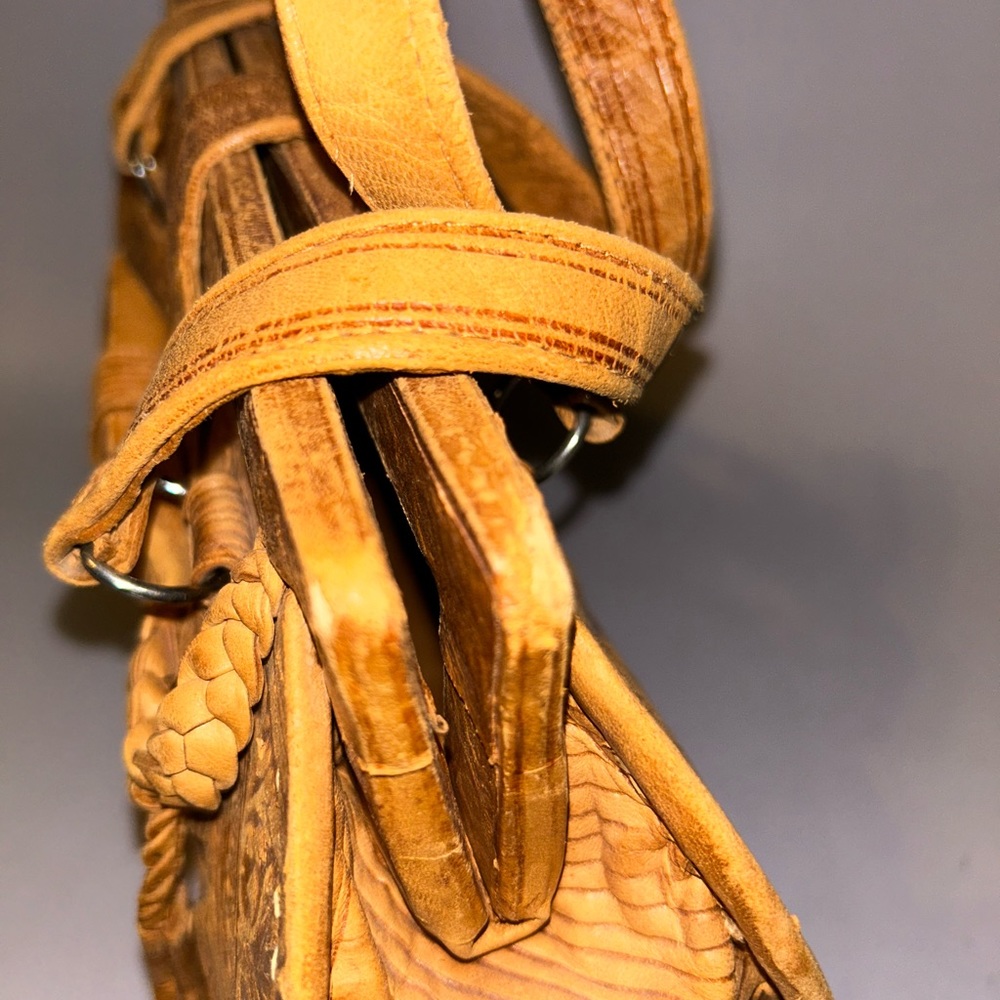 Authentic Cleobella Arya Lamb Skin Handbag - Gem